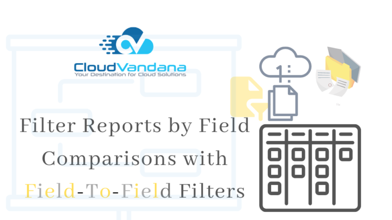 Techniques-Using Field-To-Field Filters In Filter Reports